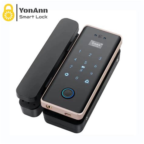 Remote Control Digital Door Lock Automatic Smart Glass Door Lock