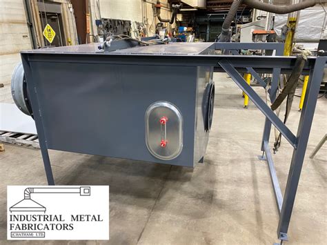 Custom Fabrication Airborne Oil Droplet Separator Drop Out Box