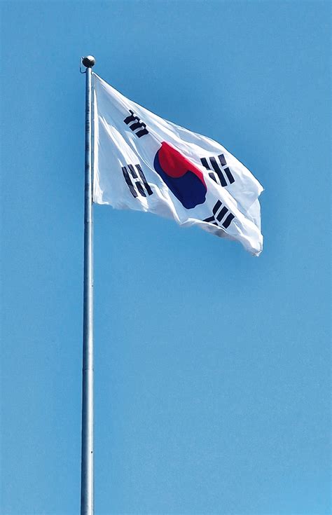 바람에 펄럭이는 태극기🇰🇷