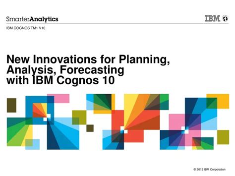 PPT New Innovations For Planning Analysis Forecasting With IBM Cognos PowerPoint
