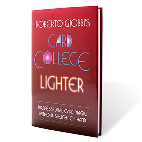 Køb Card College Lighter Roberto Giobbi Hos Pegani