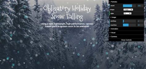 Beautiful Snowfall Animation Css Best Snow Effects