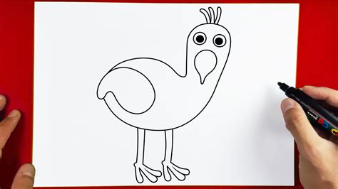 How To Draw Mutant Monster Opila Bird From Garten Of Banban Easy Step By Step Drawing Tutorial