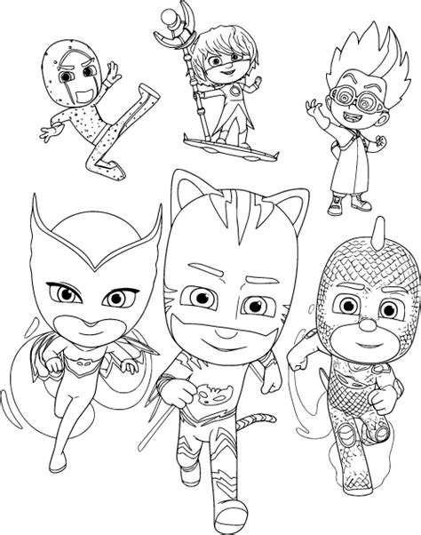 Pj Masks Coloring Pages 100 Free Printable And Fun