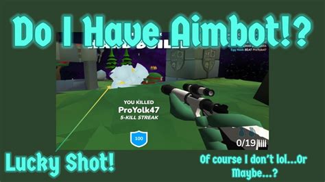 Do I Have Aimbot Shell Shockers Youtube