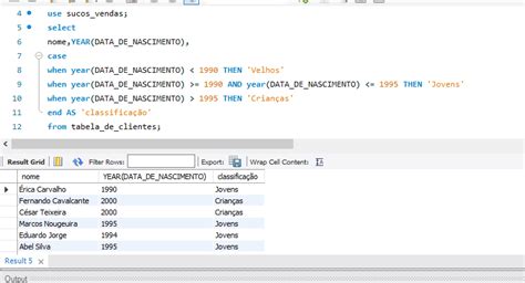 Resposta Para O Exercício Consultas Sql Avançando No Sql Com Mysql