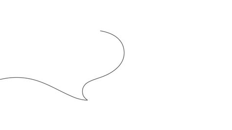 Speech Bubble Chatting Message In One Line Drawing Continuous