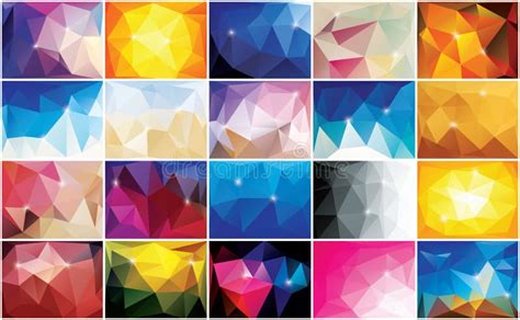 Abstract 3d Square Background Colorful Tiles Geometric Vector Stock Vector Illustration Of