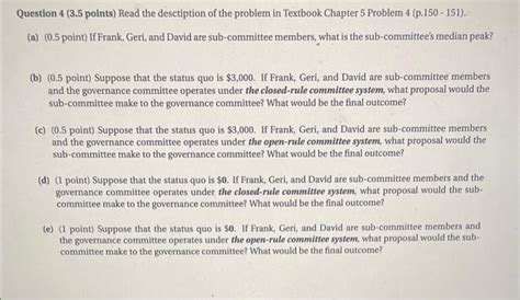 Solved Question 4 35 Points Read The Desctiption Of The
