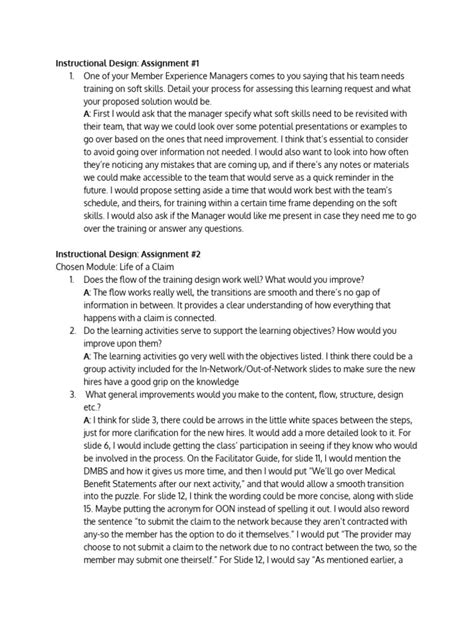Learning Specialist Assignments Pdf Learning Instructional Design Learning Specialist Assignments Pdf Learning Instructional Design