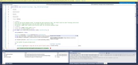 Got Nullreferenceexception When Try To Load Pictures · Issue 61 · Microsoftcognitive Face