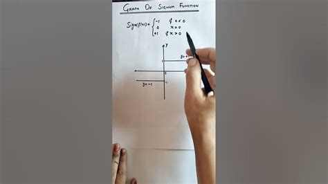 Graph Of Signum Function Youtube