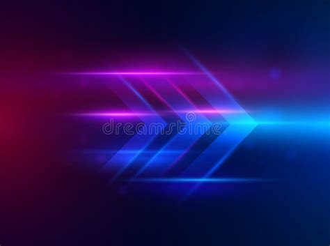 Speed Light Effect Background Abstract Action Fast Technology Vector