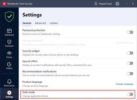 How To Enable Dark Mode For Bitdefender Total Security