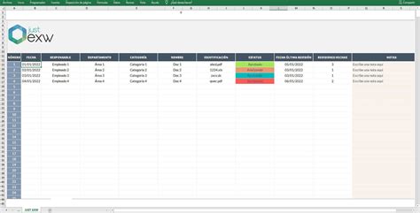 Descargar Plantilla Gratis De Registro De Documentos En Excel En 1 Clic
