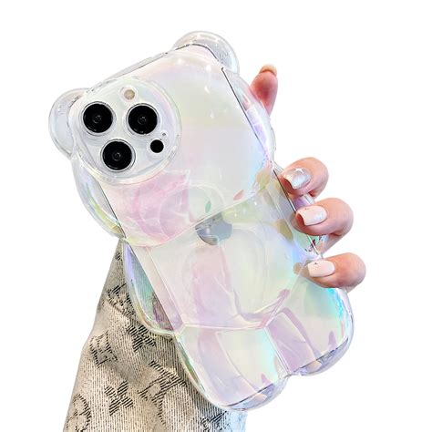 Ywyuhe Bear Phone Case Compatible With Iphone 11 Case Cute