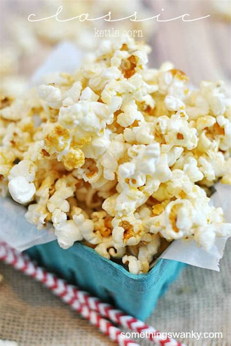 Classic Kettle Corn Recipe Something Swanky