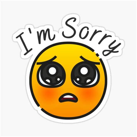 Hình Nền Dễ Thương Cute Sorry Emoji Đáng Yêu Và Thông Cảm