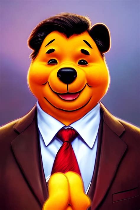 winnie the pooh xi jinping blank template imgflip