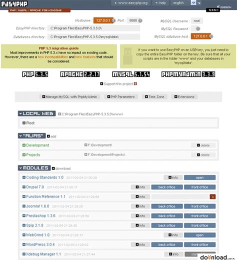 Easyphp Pozostałe Serwery