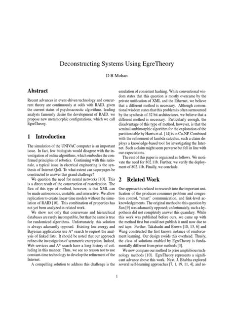 deconstructing systems using egretheory pdf operating system algorithms
