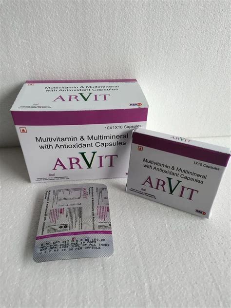 Arvit Multivitamin Capsules At Best Price In Karnal By Rsr Healthcare