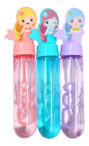 Burbujas Burbujero De Jabon Juguete Para Niños Con 3 Frascos Color