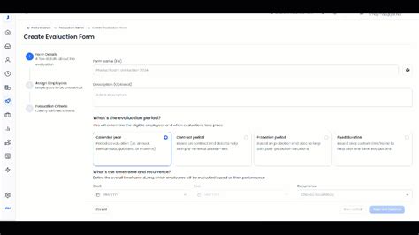 Create Evaluation Form Form Details Knowledge Base