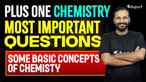 Plus One Chemistry Chapter 1 Some Basic Concepts Of Chemisty Important