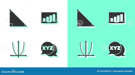 Set Xyz Coordinate System Triangle Math Graph Schedule Chart