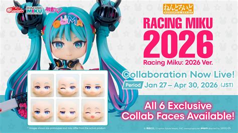 Racing Miku 2026 Ver Nendoroid Face Maker
