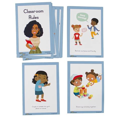 Flash Cards A5 Classroom Rules 16pc