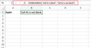 IF Cell Is Blank Empty Using IF ISBLANK In Excel