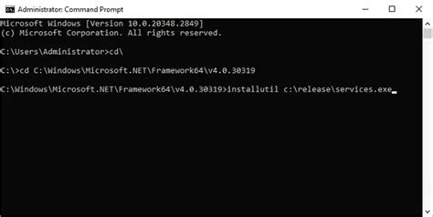 how to install and uninstall windows services