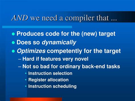 Ppt Cogent Automatic Co Generation Of Compilers And Simulators For Dynamically Compiled