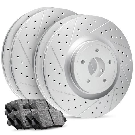 R1 Concepts Front Rear Brakes And Rotors Kit Front Rear Brake Pads
