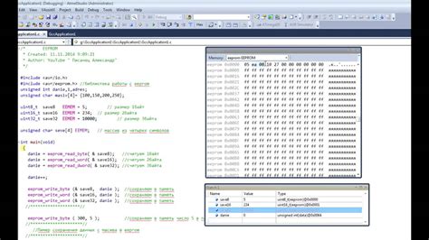 Микроконтроллеры Avr для начинающих Eeprom Youtube