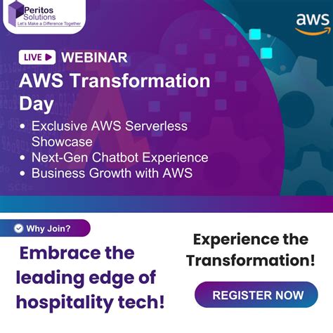 Peritos Solutions On Linkedin Awstransformation Hospitalityinnovated