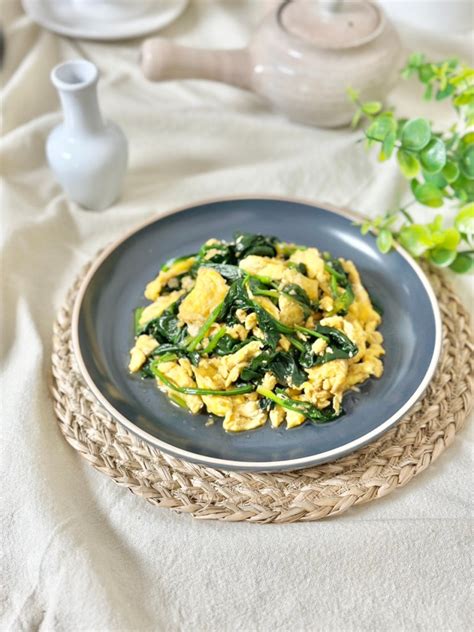 중국식 시금치계란볶음 만드는 법 시금치볶음 만들기 계란요리 레시피 네이버 블로그