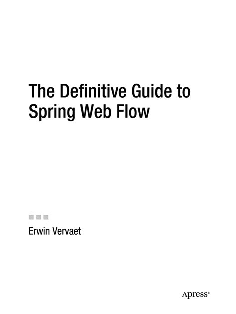 fillable online the definitive guide to spring web flow fax email print
