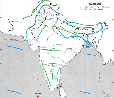 Mapa Interactivo South Asia Bodies Of Water