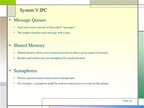 Lock And Ipc Inter Process Communication Chap 12 14 In The Book