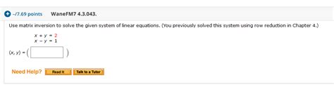 Solved Compute The Determinant Of The Given Matrix If The