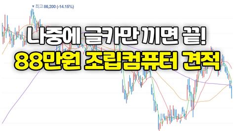 주식어도비캐드 모니터2대 주식용 컴퓨터 포토샵일러스트오토캐드주식비트코인 등 만능 작업용 88만원 가성비 조립컴퓨터 Youtube