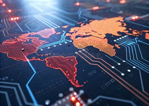 A Dynamic Visualization Of The Global Digital Network Exploring