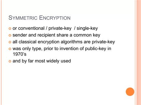 Classical Encryption Techniques Ppt