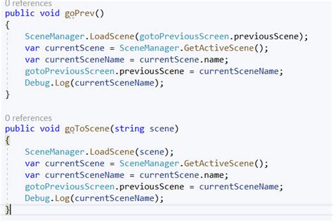 how can i open previous scene unity engine unity discussions