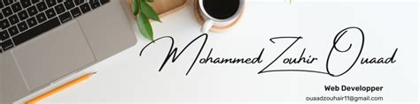 ‏mohammed Zouhir Ouaâd‏ ‏full Stack Web Developer React Js And Php Laravel‏ Linkedin