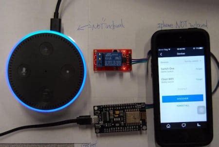 How To Control An Led Or Relay With Amazon Alexa And Echo Dot Arduino Maker Pro