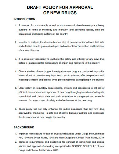 Free 50 Policy Approval Samples In Pdf Ms Word